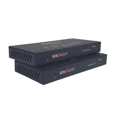 BZB GEAR BG-EXH-150C 4K 18Gbps HDMI HDBaseT Long Range Extender Kit ...