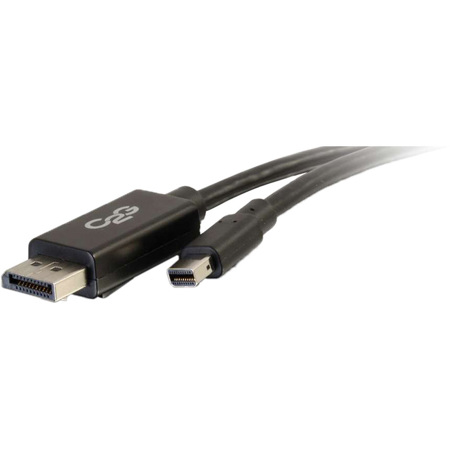 C2G 6ft Mini DisplayPort to DisplayPort Adapter Cable M/M - Black