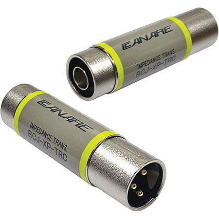 Canare BCJ-XP-TRC XLR3-Male to BNC Jack Digital Audio Impedance Transformer