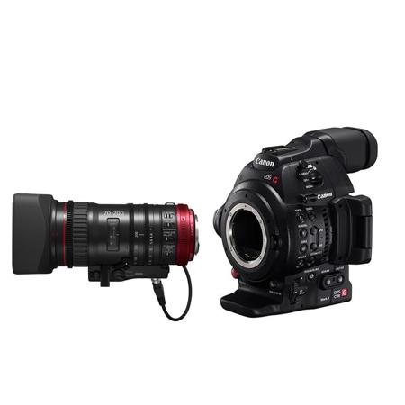 Canon EOS C100 Mark II Body with Canon CN-E 70-200mm T4.4 Cine Zoom Lens