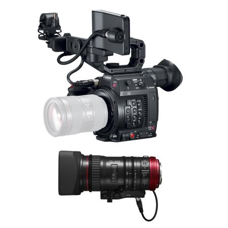 Canon EOS C200 EF Cinema Camcorder Body with Canon CN-E 70-200mm T4.4 ...