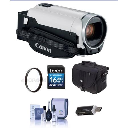 Canon VIXIA HF R800 3.28MP Full HD Camcorder White With Free Accessory ...
