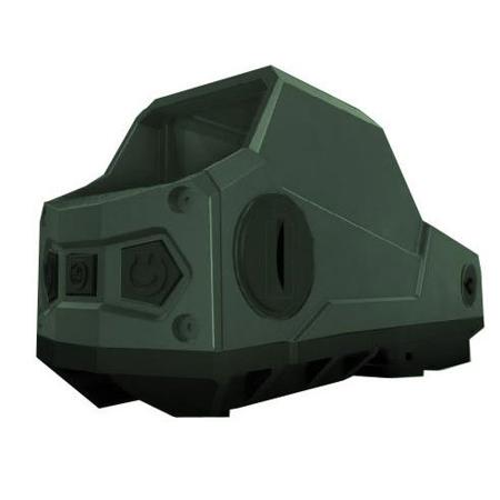 Command Arms Hartman MH1 Red Dot Reflex Sight, 35mmx30mm, Green