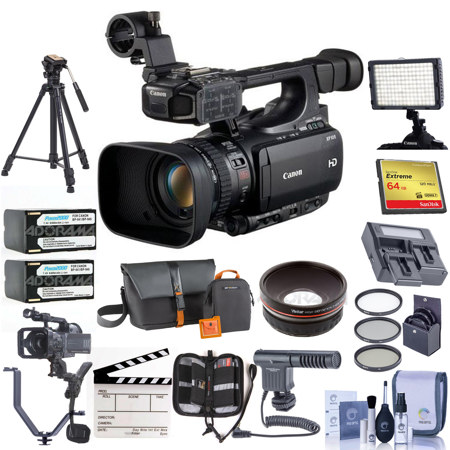 Canon XF-105 High Definition Professional Camcorder, XF Codec - Bundle ...