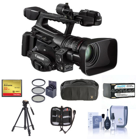 Canon XF-300 HD Professional Camcorder With Free Accessory Bundle