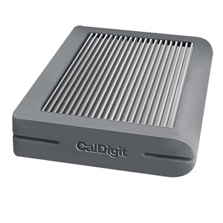CalDigit Tuff 2TB USB 3.1 Type-C (Gen 2) External Hard Drive, Gray 500549