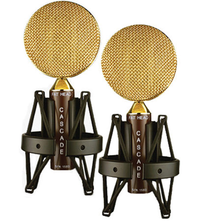 Cascade Microphones Fat Head Ribbon Mic, Stock Transformer, Brown/Gold ...