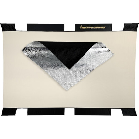 Sunbounce Pro Reflector Screen - 3D India Silver with Black Back