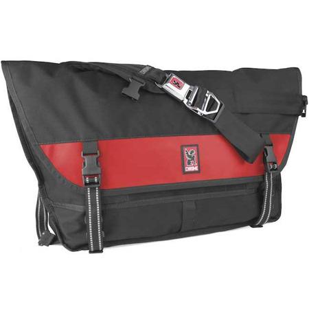 Chrome Metropolis Messenger Bag, Black/Red - Adorama