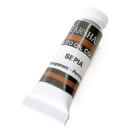 Marshall Sepia, Individual Oil Color, 1/2inx2in Tube - Adorama