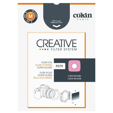 Cokin 85x85mm Center Spot Wide-Angle 1/3-stop Resin Filter, Pink