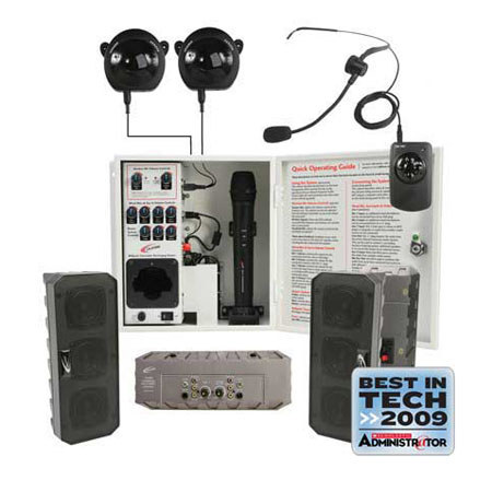 Califone PA-IRSYSB Installed Infrared Audio System with 4 Array Speakers