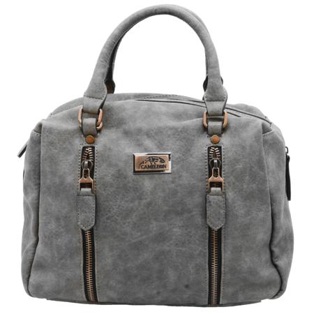 Cameleon Sahara Satchel Handbag with Concealed Carry Compartment,Gray ...