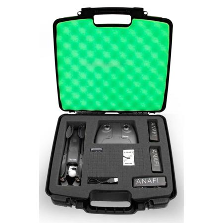 CASEMATIX Hard Shell Drone Carry Case for Parrot Anafi Quadcopter Drone