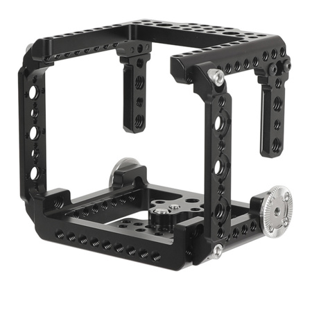 CAMVATE Camera Cage Kit with ARRI Rosette Mounts and NATO Rails for RED ...