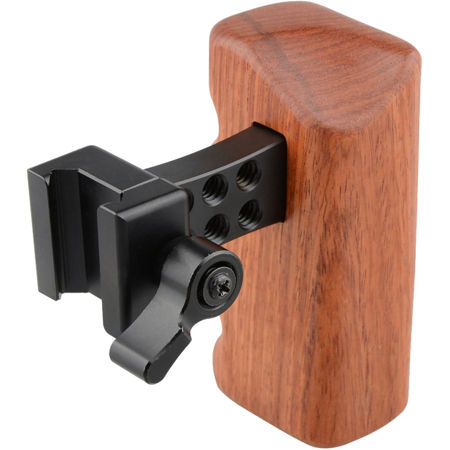 CAMVATE QR Right Hand Wooden Handle Grip for Select DSLR Camera Cages ...