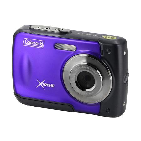 Coleman Xtreme C20WP 18MP Shock & Waterproof HD Digital Camera, Purple
