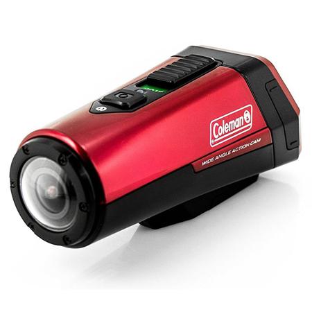 Coleman AktivSport CX9WP 16MP 1080p HD Action Sports Camera with GPS, Red