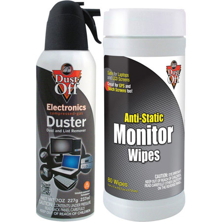 Falcon Dust-Off 7 oz Compressed Gas Disposable Duster Spray Can and 80x ...
