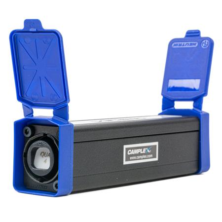 Camplex opticalCON QUAD to QUAD UPC Single Mode In-Line Coupler HF-OC4S4S