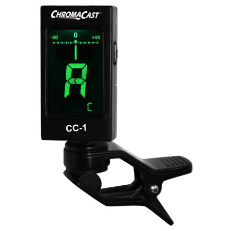 ChromaCast CC-1 Clip-On Chromatic Instrument Tuner, Black - Adorama
