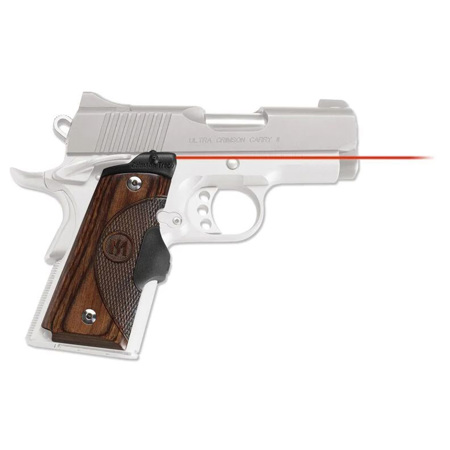 Crimson Trace Master Series Walnut LaserGrip Red Laser Sight for 1911 ...
