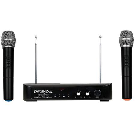 ChromaCast Value Series VHF Wireless Microphone System with 2 Mic CC ...