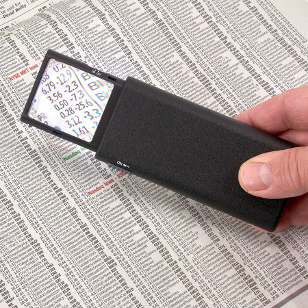 Carson 5X LumiPop LED Light Pop-Out Magnifier LP-66 - Adorama