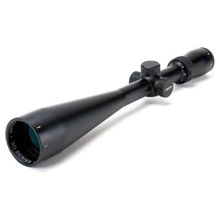 Carson 6-18x50mm 3D Series Rifle Scope, Matte Black Finish with MOA Dot ...