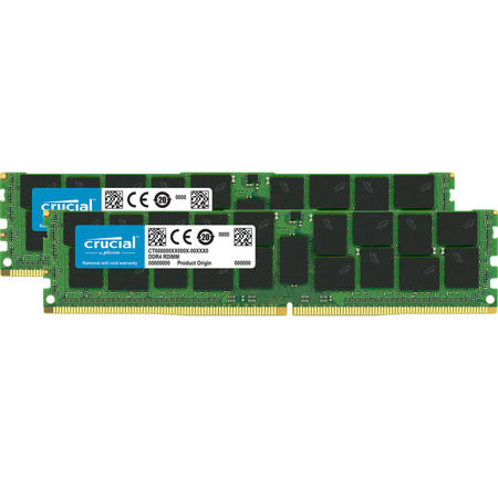 Crucial 128GB (2x 64GB) LRDIMM Module Kit, Quad Ranked, x4 Based