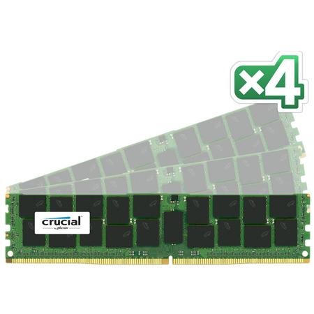 Crucial Technology 256GB (4x 64GB) 288-Pin LRDIMM DDR4 (PC4-19200 ...
