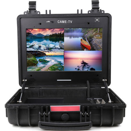 CAME-TV Portable Case 17" 4K HDMI 3G-SDI Multi-View Monitor, 3840x2160