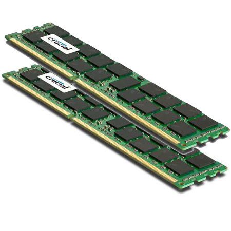 Crucial 32GB (2x16GB) 240-Pin RDIMM DDR3 1866 MT/S (PC3-14900) Memory ...