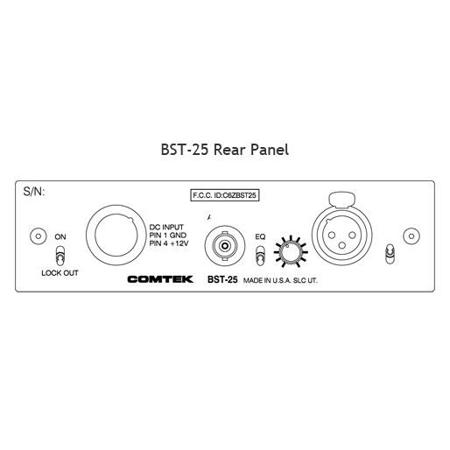 Comtek BST 25 Carry Case Version Synthesized Base Station Transmitter