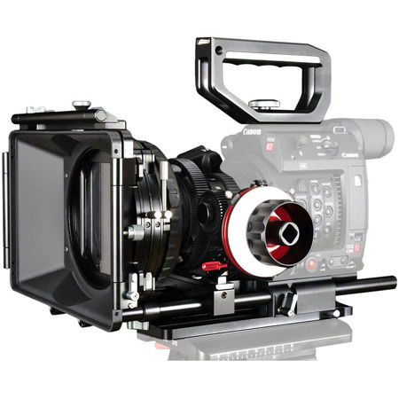 Came-TV Rig with Mattebox and Follow Focus for Canon EOS C200 Camera