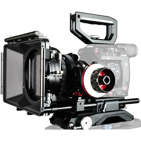 Came-TV Shoulder Rig with Mattebox and Follow Focus for Canon EOS C200 ...