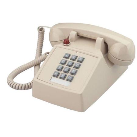 Cortelco 250044VBA57MD Desk Corded Telephone with Message Waiting, Ash
