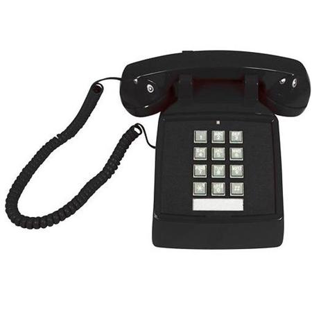 Cortelco 250000VBA20M Desk Corded Telephone with Volume Control, Black