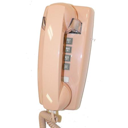 Cortelco 255413VBA20M Wall Corded Telephone with Volume Control, Beige