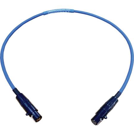 Cable Techniques 18" TA3F to TA5F Links Cable, Blue - Adorama