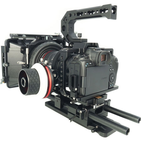 Came-TV Camera Cage Kit with Top Flag Matte Box for Canon EOS R5 and R6