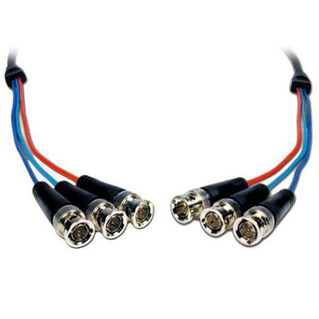 Comprehensive 100' Pro AV/IT Series 3 BNC Plugs to 3 BNC Plugs RGB ...