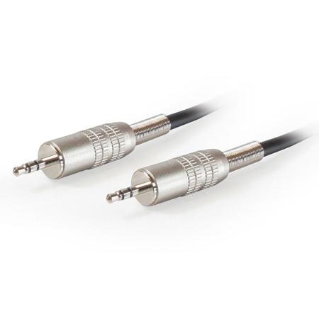 Comprehensive Studio Series 6' Stereo Mini Plug Quad Audio Cable, Black