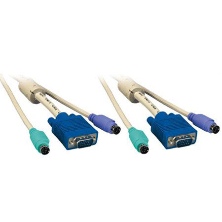 Comprehensive 25' KVM HD15M & MD6M & MD6M Cable - Adorama