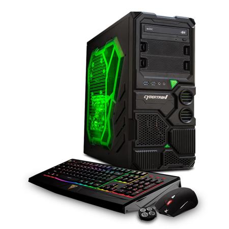 CLX Borg-Q GXM7300R Gaming Desktop Computer, Green - Adorama
