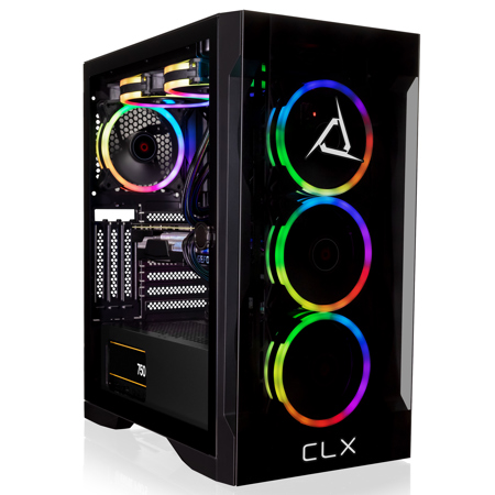 CLX SET VR Gaming Desktop, i7-13700KF, 32GB RAM, 1TB SSD+4TB HDD, RTX ...