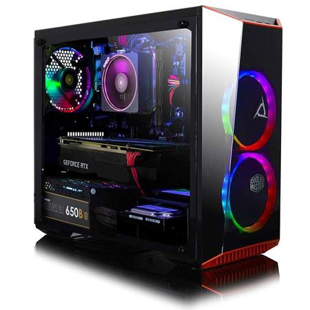 CLX VR-Ready Gaming Desktop Computer, AMD Ryzen 7 2700X 3.7GHz, 16GB ...