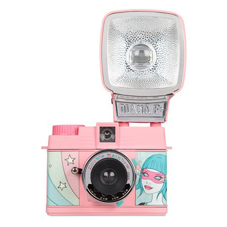 Lomography Diana Mini 35mm Camera with Flash, 24mm f/8-11 Lens, Double ...