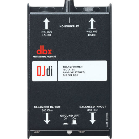 DBX DJDI 2-Channel Passive Direct Box DBXDJDI - Adorama