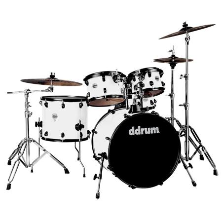 Ddrum Journeyman Gen.2 Player 5-Piece Drum Set, White - Adorama